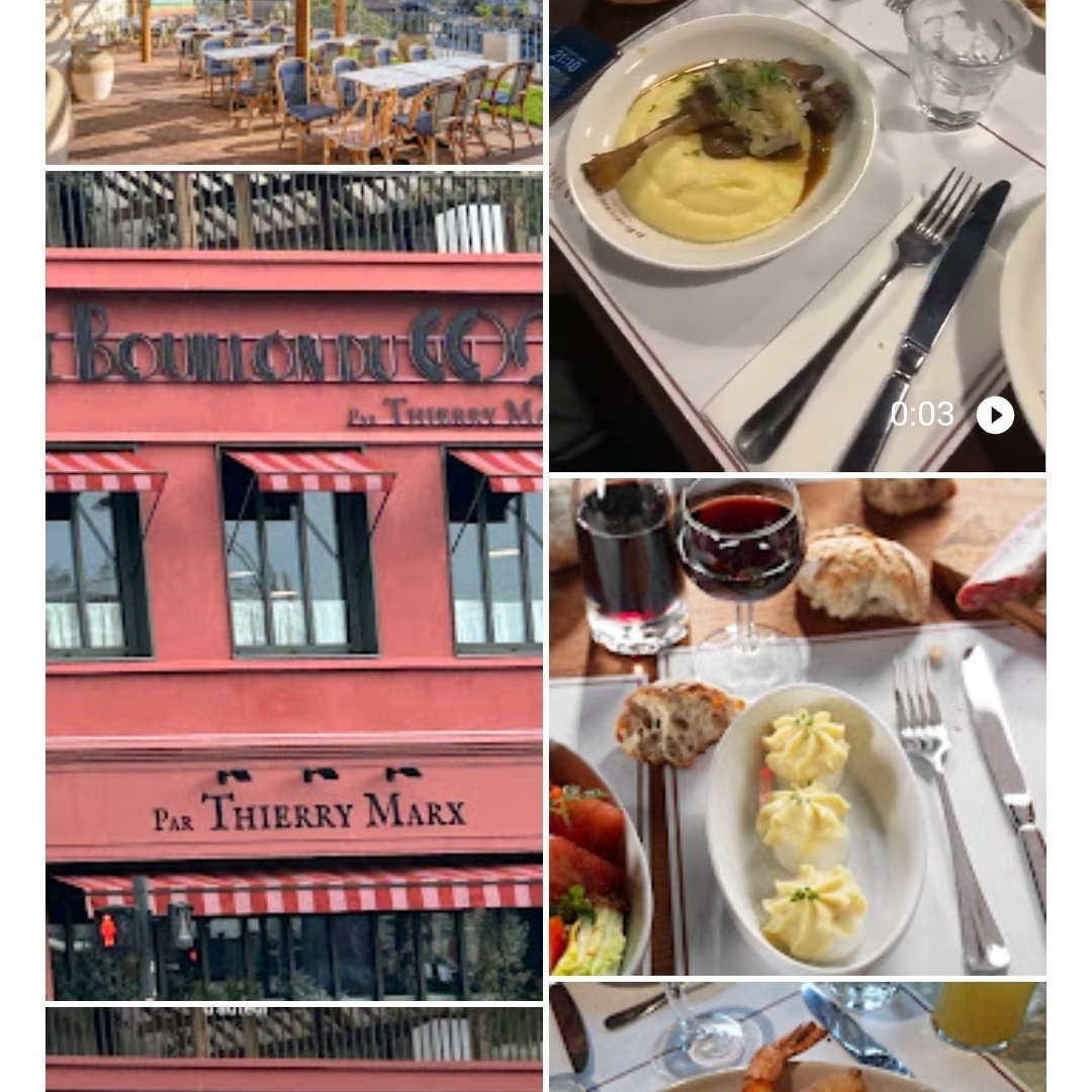 Partageons un repas de qualité au Bouillon du chef Thierry Marx ...