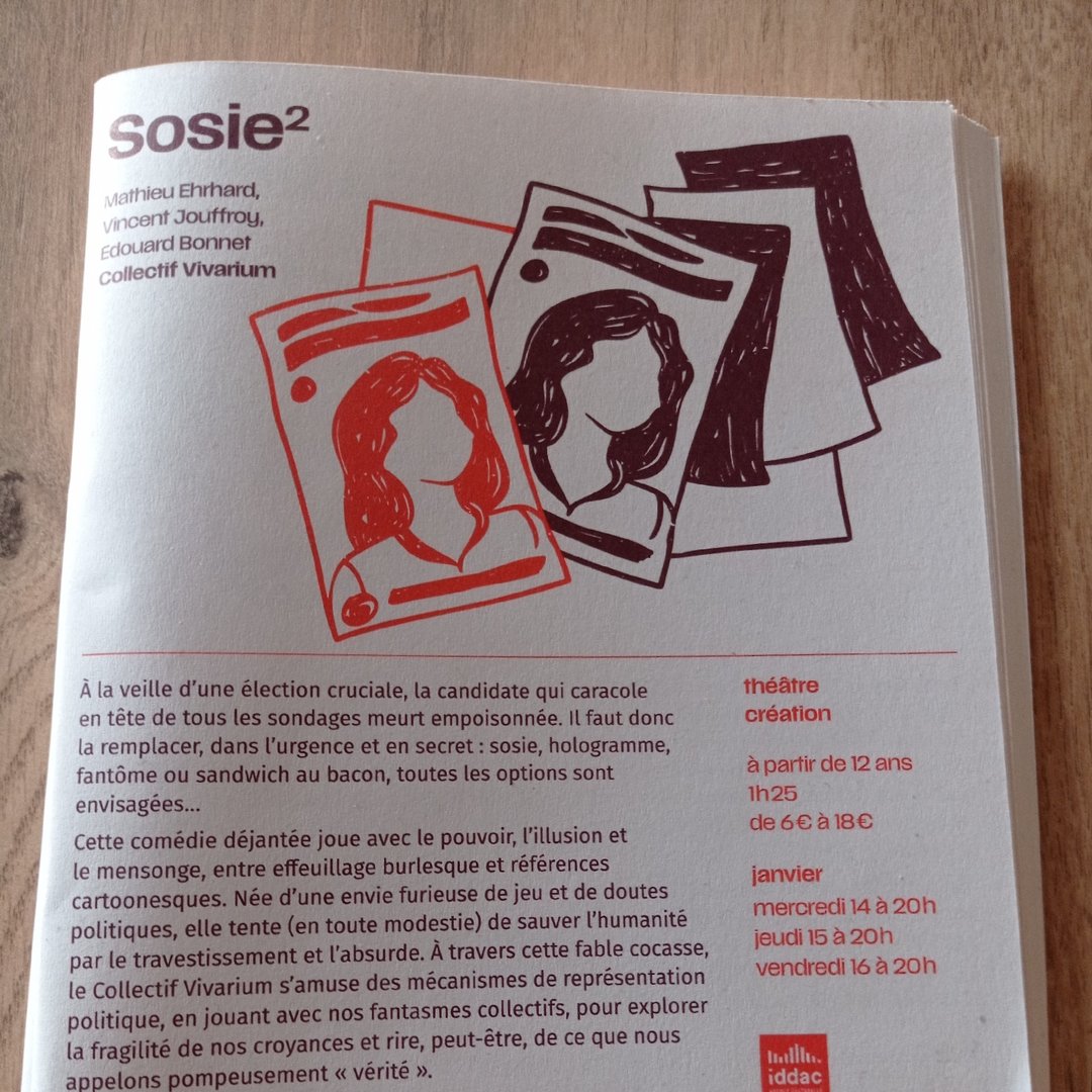 Pièce de théâtre Sosie2 - Activité pour senior à Bordeaux - Club Colette