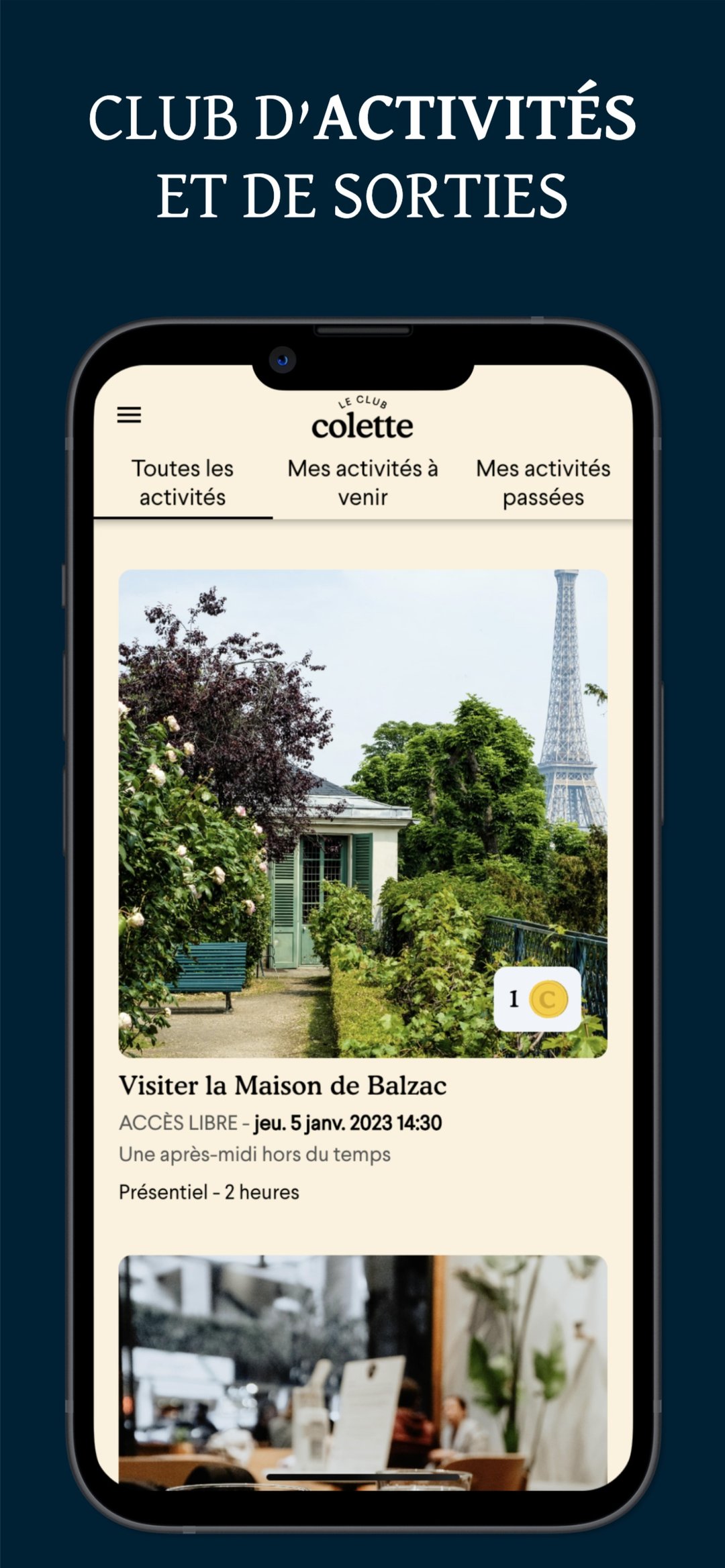 Accueil | Club Colette