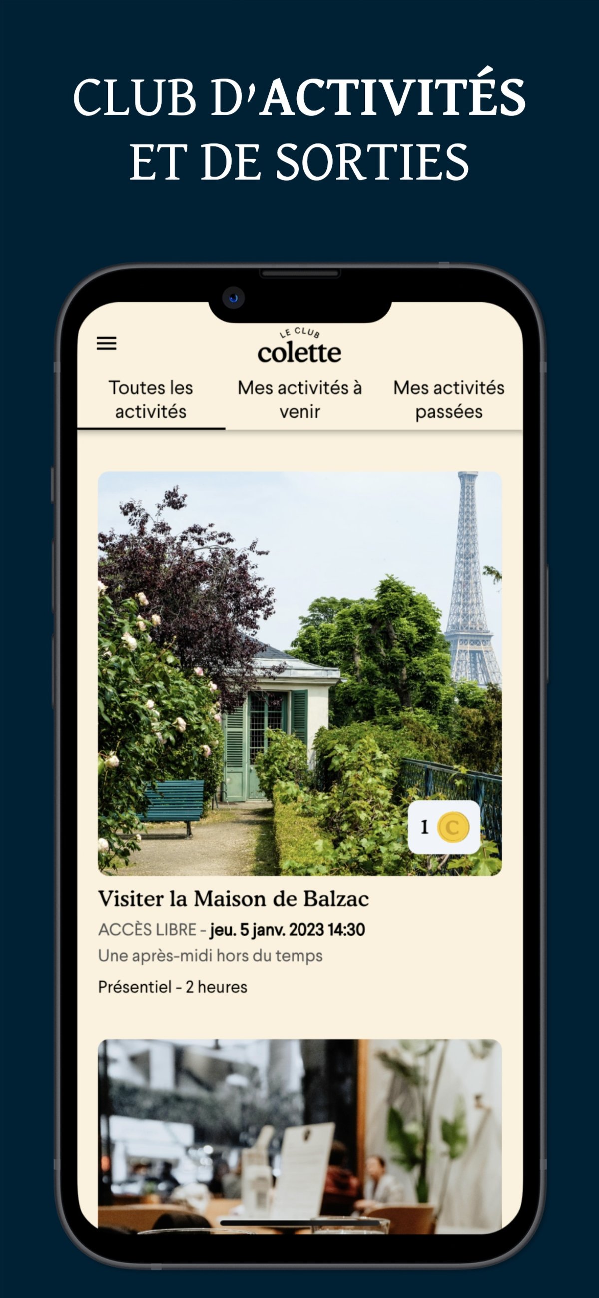 Accueil | Club Colette